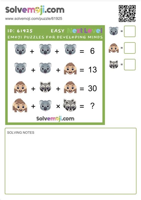 Free Emoji Logic Puzzle Worksheets Puzzle Worksheets Printable