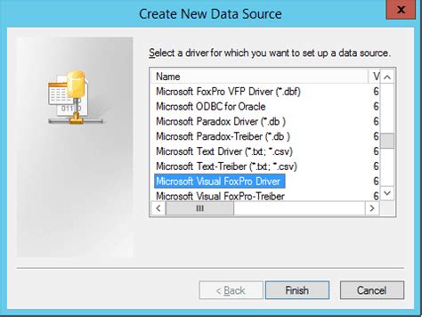 Foxpro Odbc Driver Configuration Ispirer Knowledge Base