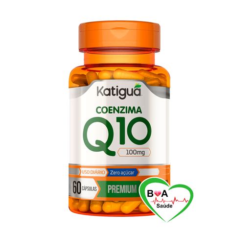 COENZIMA Q10 100MG 60 CAPSULAS KATIGUA ENZIMA BOA SAUDE BOA SAUDE
