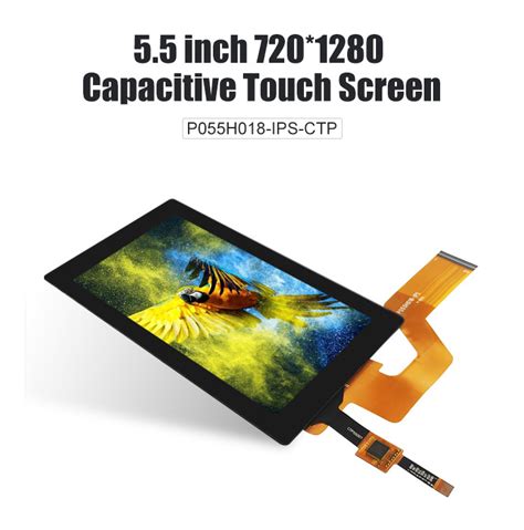 55 Inch Mipi Interface Ips Tft Lcd Display Module Transmissive