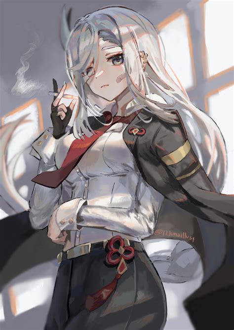 Shenhe Genshin Impact Drawn By Lunaart Danbooru