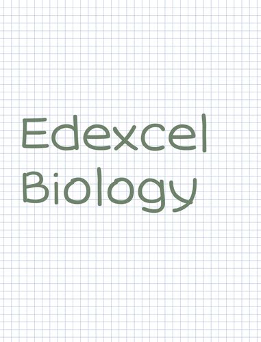 Edexcel Igcse Biology Teaching Resources