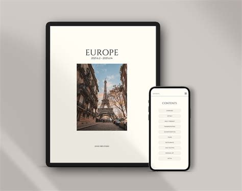 굿노트 여행 플래너