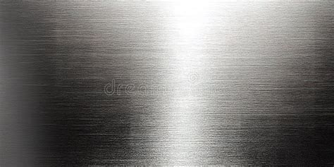 Metallic Surface With Brushed Texture Reflecting Light In A Minimalist Style Stock Image Image