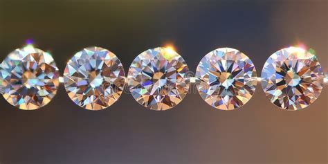 Sparkling Array Of Brilliant Diamonds Reflecting Light In Artistic Display Stock Image Image