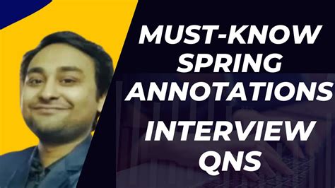 Spring Boot Annotations Interview Questions Covered Youtube