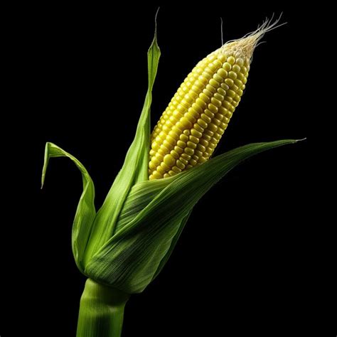 Premium Ai Image Corn Ear Isolated