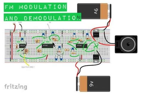 FM Modulation De Modulation Circuit Duino