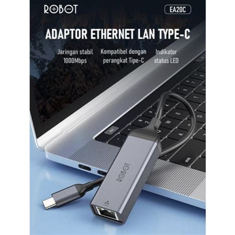 Robot EA20 EA20C Ethernet Adapter RJ45 Up To 1000Mbps Shopee Malaysia