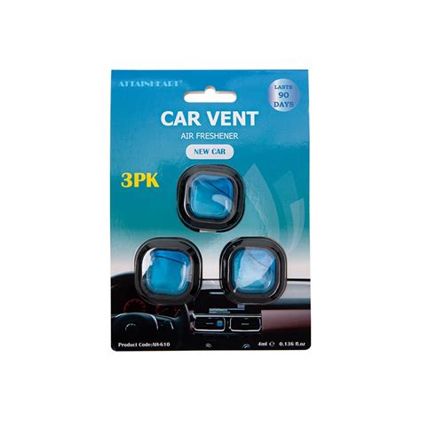 3 Pcs Car Air Vent Clips Diy Aroma Diffusers Auto Outlet