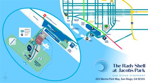 Directions And Parking The Rady Shell