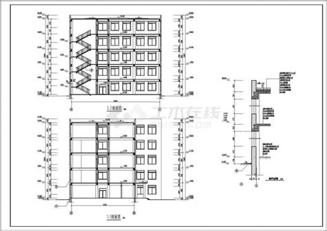 某五层框架图书馆毕业设计（含计算书、建筑、结构图） 教育建筑 第2页 土木在线