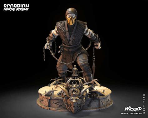 Scorpion 3d Model Figure Wicked Specter3d