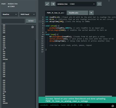 Serial Monitor Inconstant With Tutorial Example R Arduinohelp
