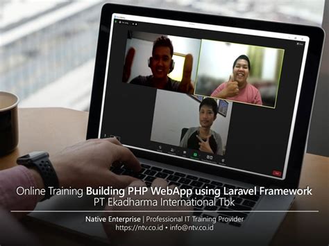 Online Training Building Php Web Application Using Laravel Framework