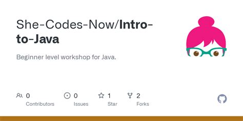 Github She Codes Nowintro To Java Beginner Level Workshop For Java