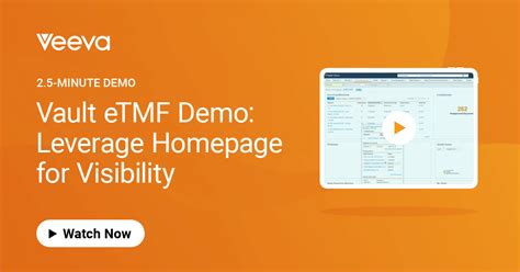 Veeva Etmf Leverage Homepage For Visibility Veeva