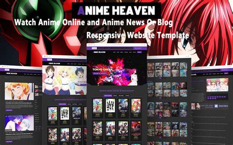 Anime Manga Bootstrap HTML Website Templates TemplateMonster