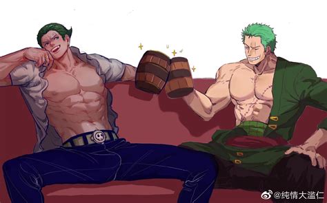 Roronoa Zoro And Vinsmoke Yonji One Piece Drawn By Sweetdou Danbooru