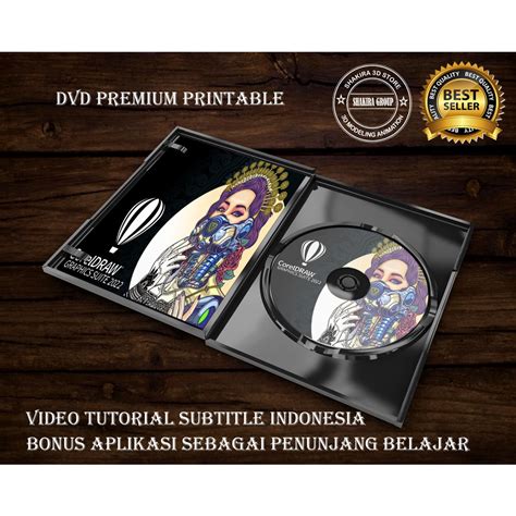 Jual Coreldraw Graphics Suite 2022 Video Tutorial Mastering Subtitle Bahasa Indonesia Dvd