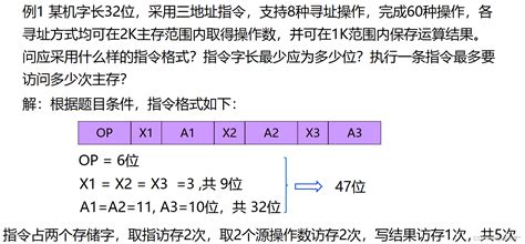 【计算机组成原理】指令系统计算机的指令集系统 Csdn博客