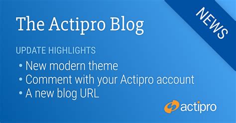 The Actipro Blog Has Moved The Actipro Blog