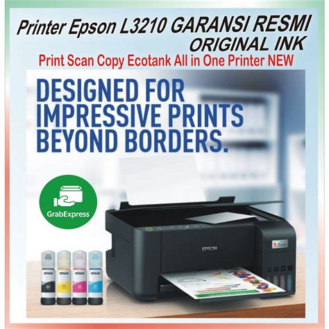 Jual Printer Epson L GARANSI RESMI ORIGINAL INK Print Scan Copy PSC Ecotank New All In One