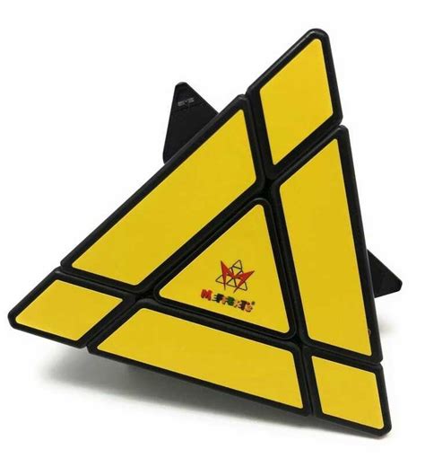 Flat Mefferts Jings Pyraminx Black Body Magic Twisty Puzzle Brain Teasers Speed Cube Stem