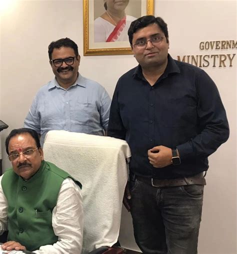 Today We Met With Our Honorable Minister Of State For Defense Shri Ajay Bhatt Ji At The