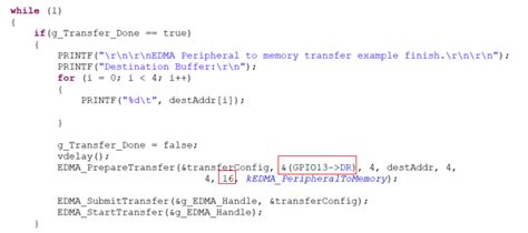 Solved Reading Gpio Using Dma And Pit Nxp Community