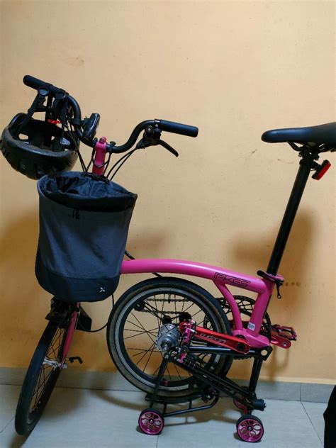 Element Pikes Tri Fold Bike Pink Sports Equipment Bicycles And Parts Bicycles On Carousell