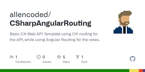 GitHub Allencoded CSharpAngularRouting Basic C Web API Template Using C Routing For The API