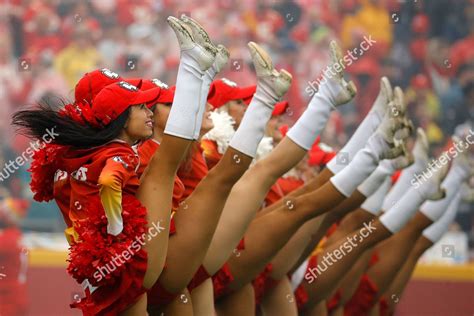 Kansas City Chiefs Cheerleaders Perform During Editorial Stock Photo Stock Image Shutterstock