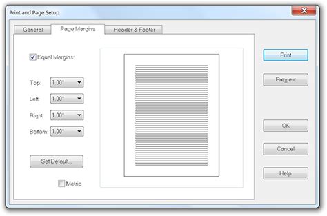 Page Margins