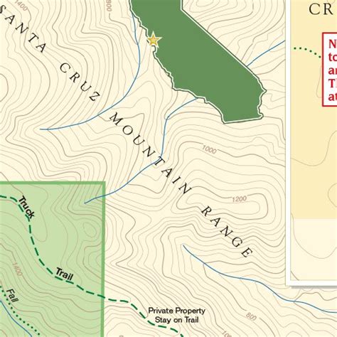 Henry Cowell Redwoods Map By Avenza Systems Inc Avenza Maps