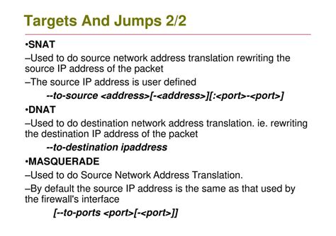 Iptables Objectives To Learn The Basics Of Iptables Contents Ppt Download