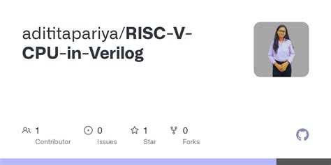 github adititapariya risc v cpu in verilog