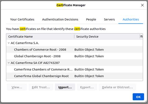 Add Self Signed Root Ca To Snap Firefox From Bash On Ubuntu 2210