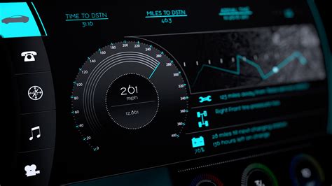 Car Dashboard UI Behance