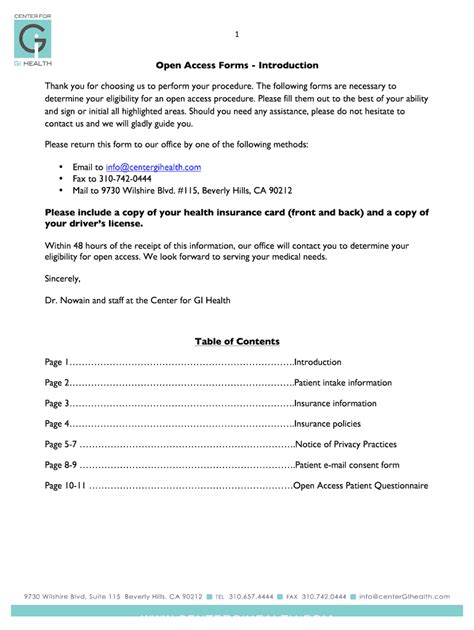 Fillable Online Open Access Form V1 11 8 15docx Fax Email Print Pdffiller