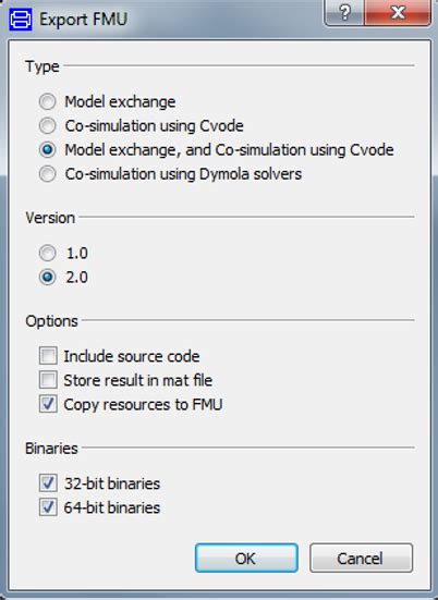 Exporting Dymola Model To Fmu For Calibration Claytex