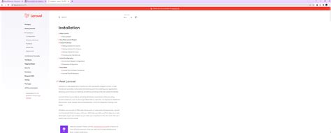 Documentation Site Stopped Centering Content · Laravel Framework