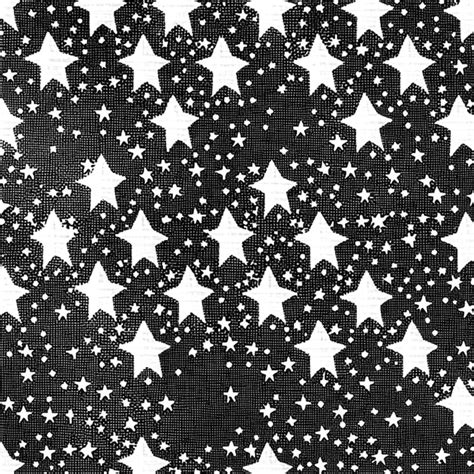 Premium Photo Realistic Silver Stars Pattern