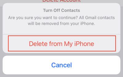 How To Stop Syncing Google Contacts To IPhone