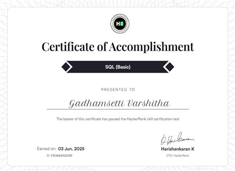 Im Excited To Share That Ive Earned The Sql Basic Certification