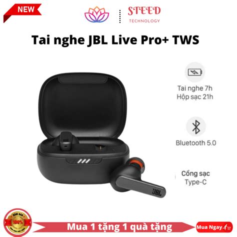 Tai nghe Bluetooth True Wireless JBL LIVE PRO Tai Nghe Nhét Tai Bluetooth Không Dây Âm bass