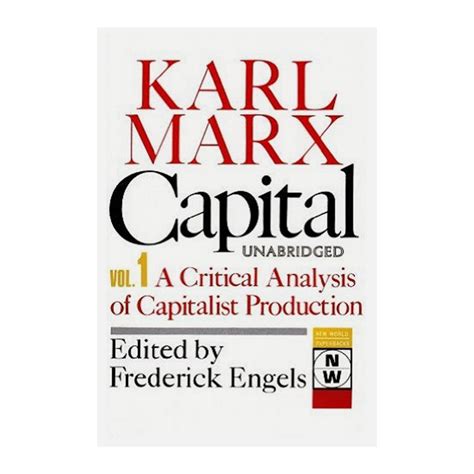 Capital Vol 1 The Process Of Capitalist Production 1804 Books