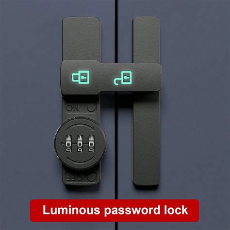 Code Cabinet Lock For Double Opening Door Drawer Wardrobe And Indoor Refrigerator With Screws