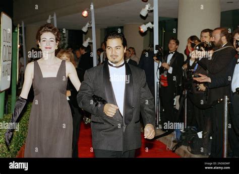 Actress Sean Young Is Shown Entering The Golden Globe Awards With Her