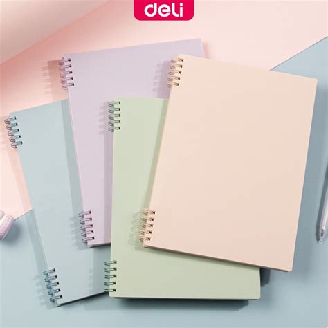 Deli B5 Spiral Notebook 80sheets Diary Notebook School Office Supplies 24203 Shopee Philippines